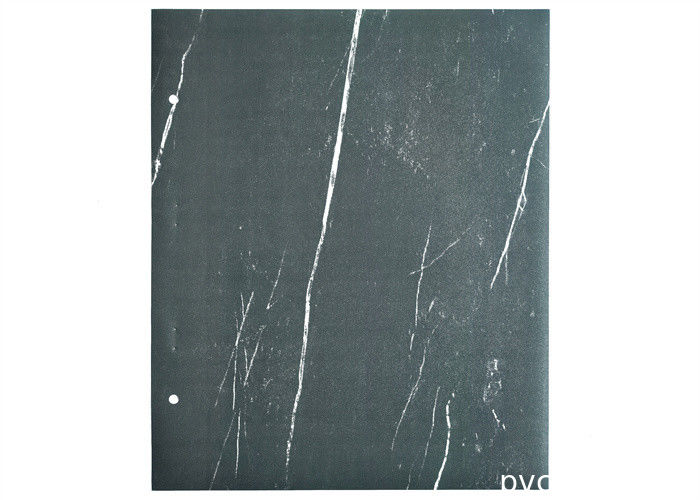 Black Marble Effect Matte PVC Decorative Foil For MDF Membrane Doors