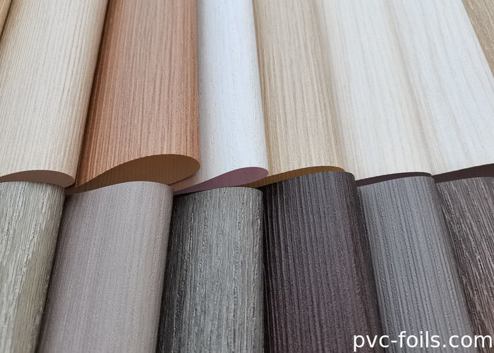 Super Matte Wood Texture PVC Decorative Film For WPC Panel And Profile ...