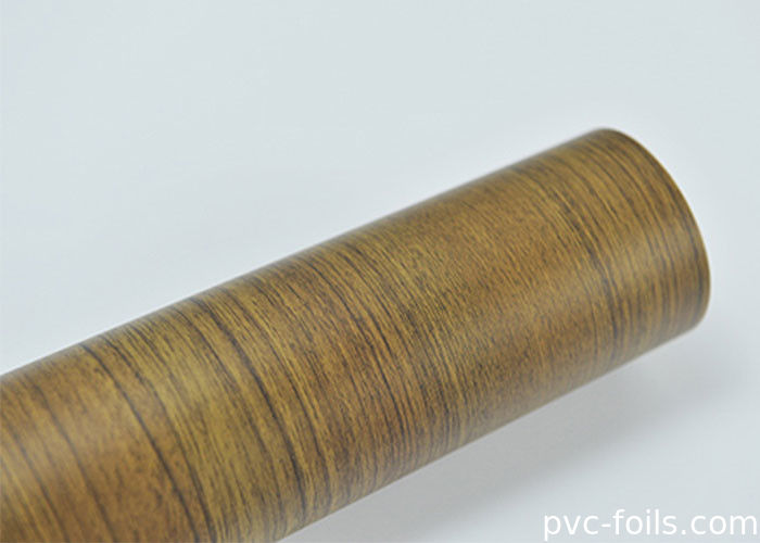Wood Grain Decorative Pvc Membrane Foil For Furniture Cabinet Doors