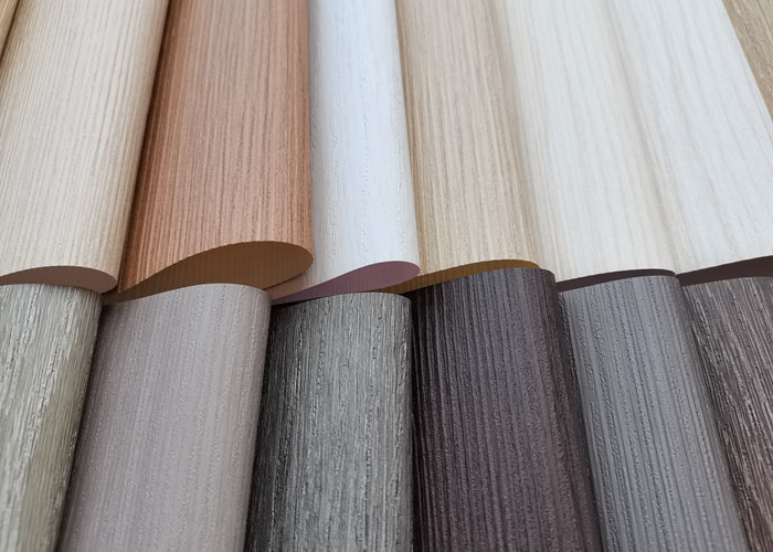 Super Matte Wood Texture PVC Decorative Film For WPC Panel And Profile ...